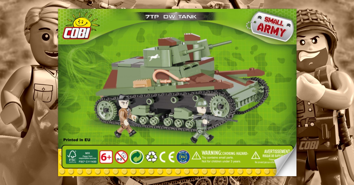 7TP DW - Small Army WW2 COBI-2512 - instruction manual 7TP DW - Small Army WW2 COBI-2512 - instruction manual