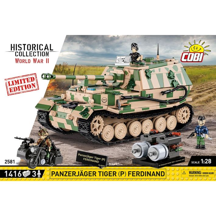 Panzerjäger Tiger (P) Ferdinand - Limited Edition (COBI-2581) \ Tanks ...