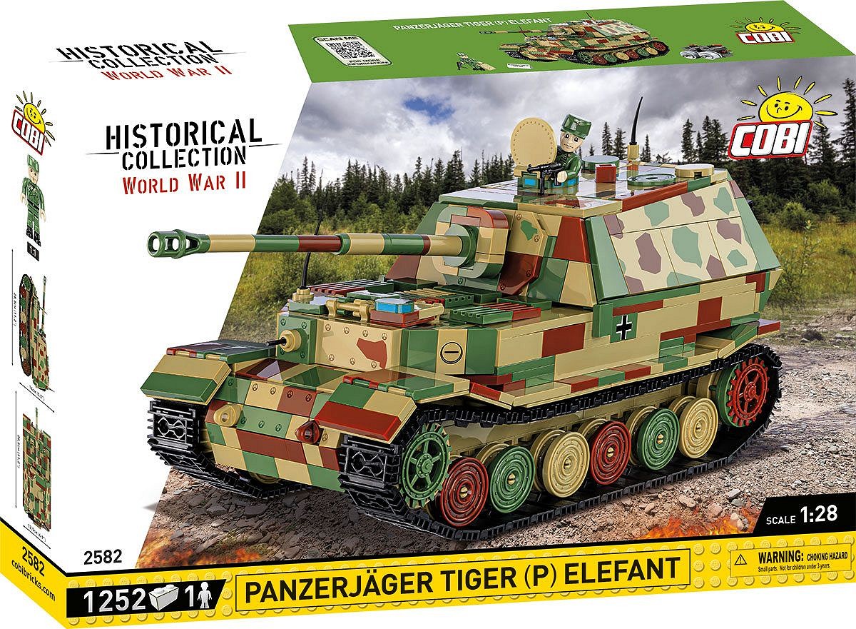 Panzerjäger Tiger (P) Elefant (COBI-2582) \ Tanks and vehicles \ Cobi.eu