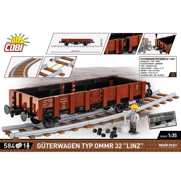Güterwagen type Ommr 32 LINZ (COBI-6285) \ Trains \ Cobi.eu
