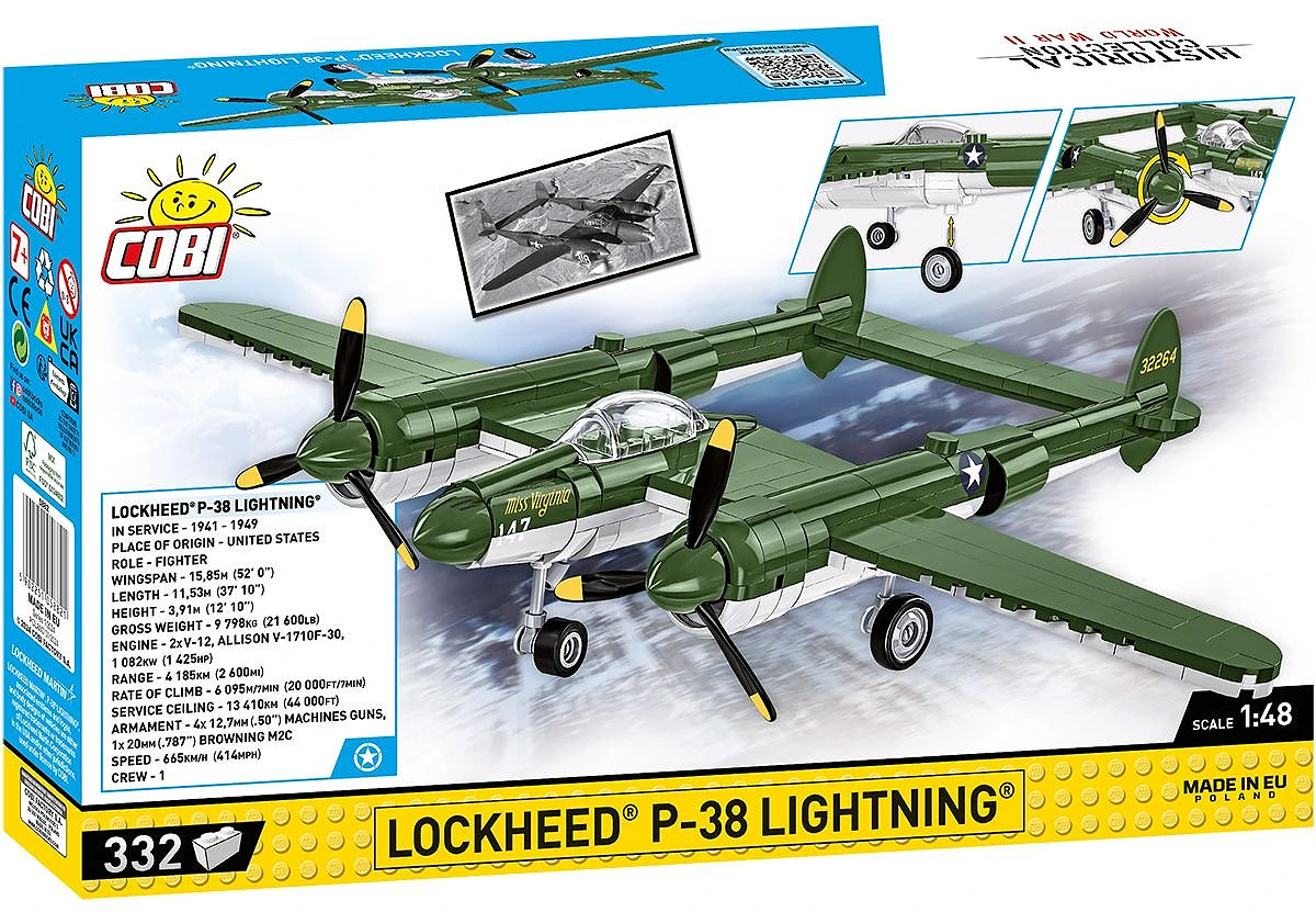 p 38 lightning