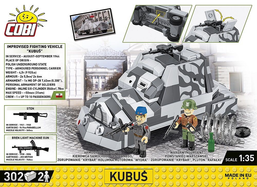 Kubuś (COBI-3114) \ Tanks and vehicles \ Cobi.eu